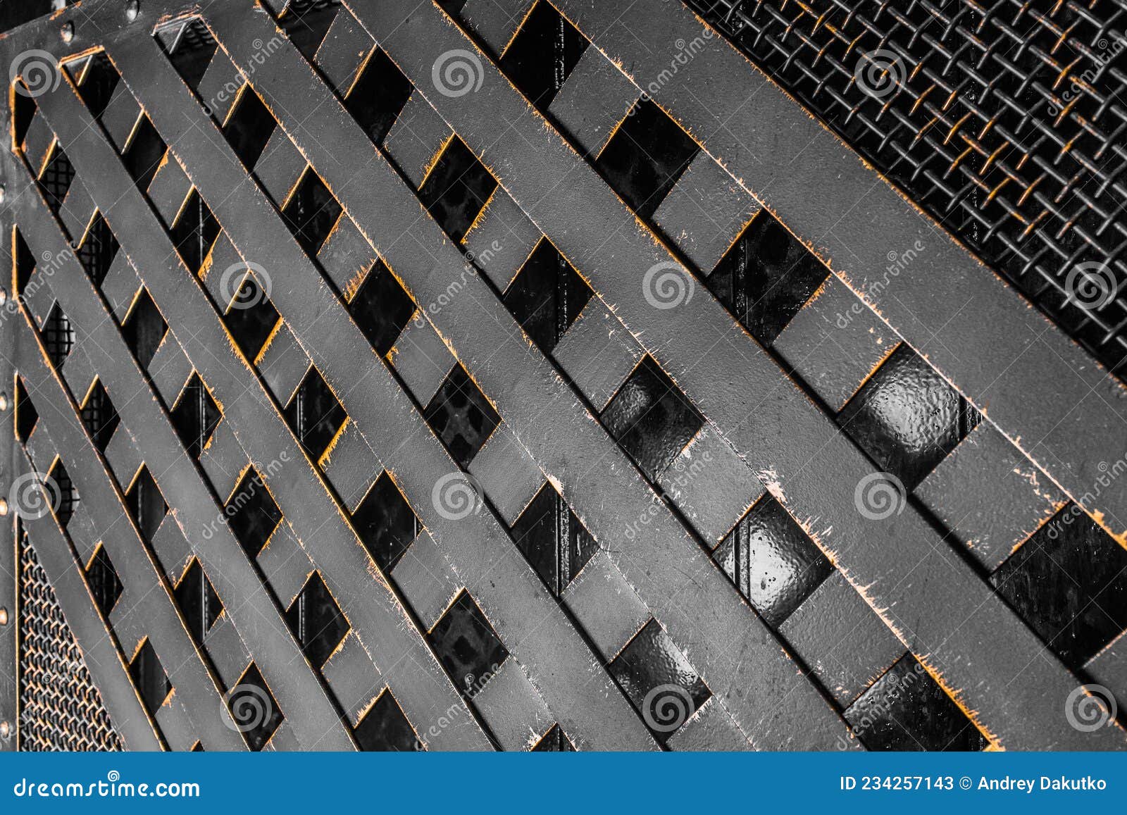 Black Mesh Abstract Iron Lattice Pattern Steel Dark Texture Grid ...