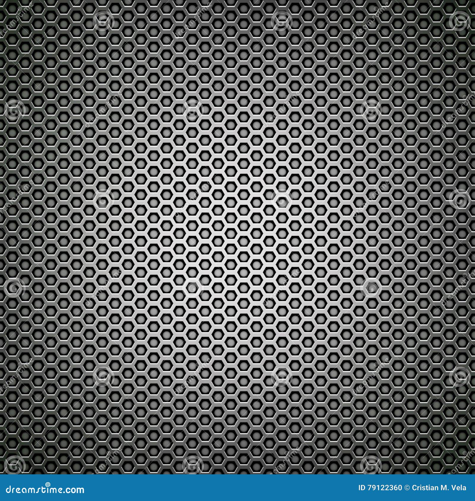 Black mesh metal grill stock illustration. Illustration of chrome ...