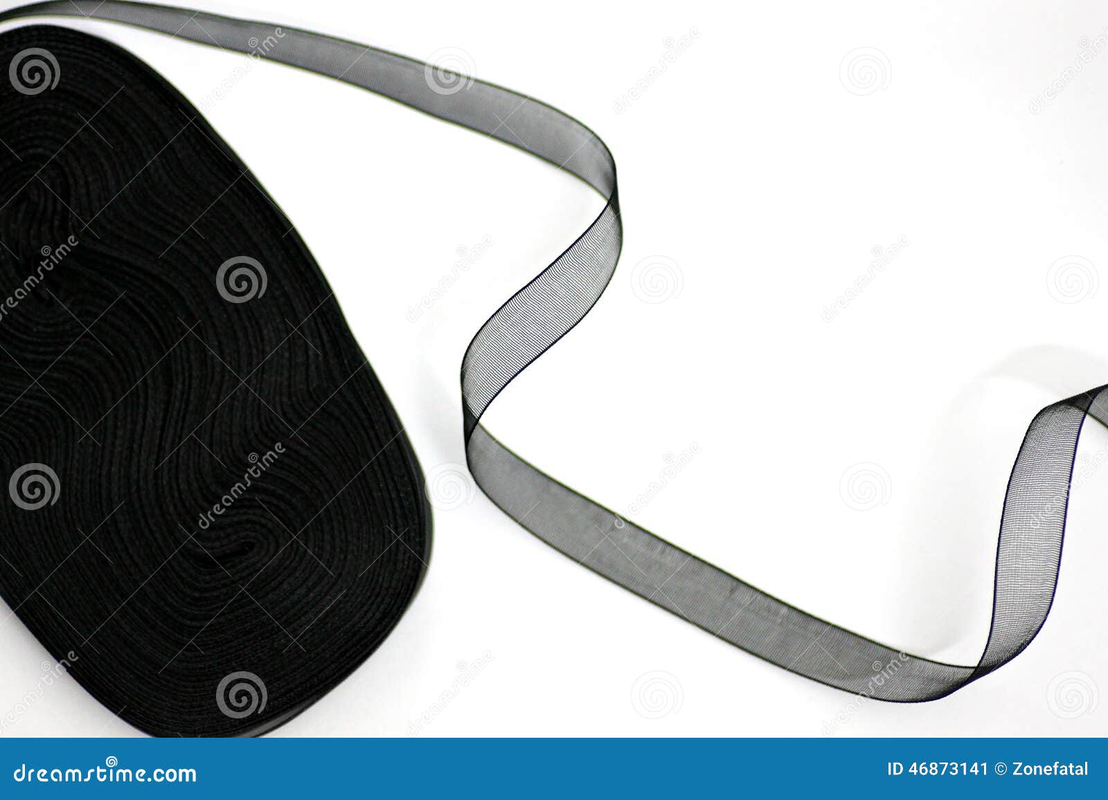 Black Mesh Ribbon Background Stock Image - Image of accessory, blank ...
