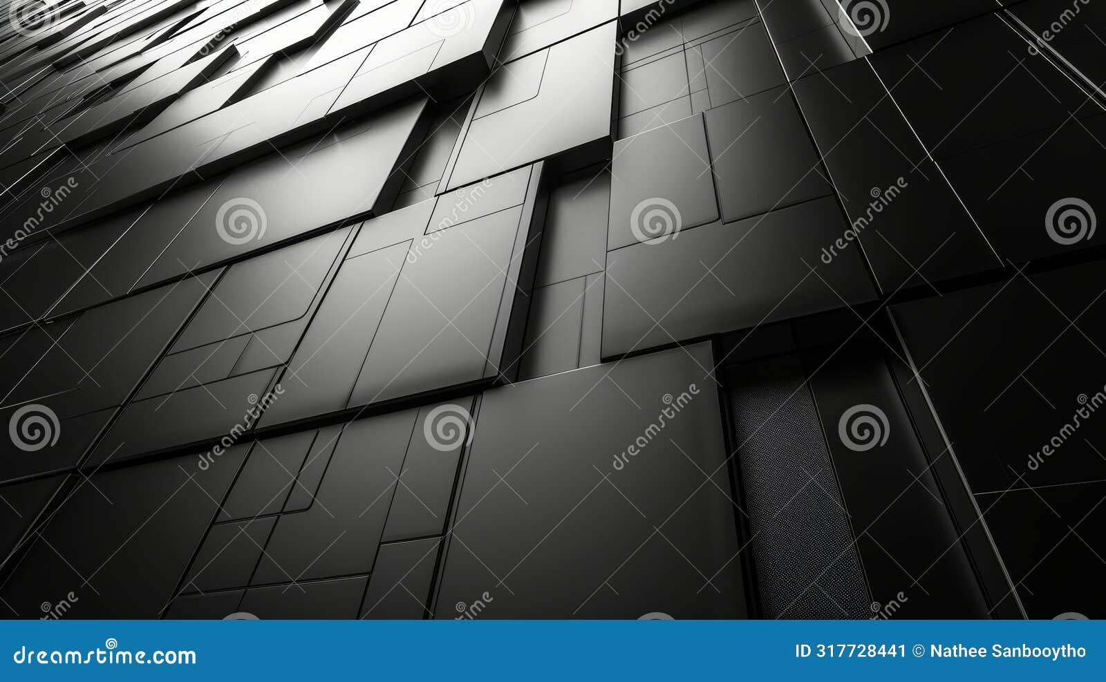 Black Metal Background with Beveled Edges Stock Illustration ...