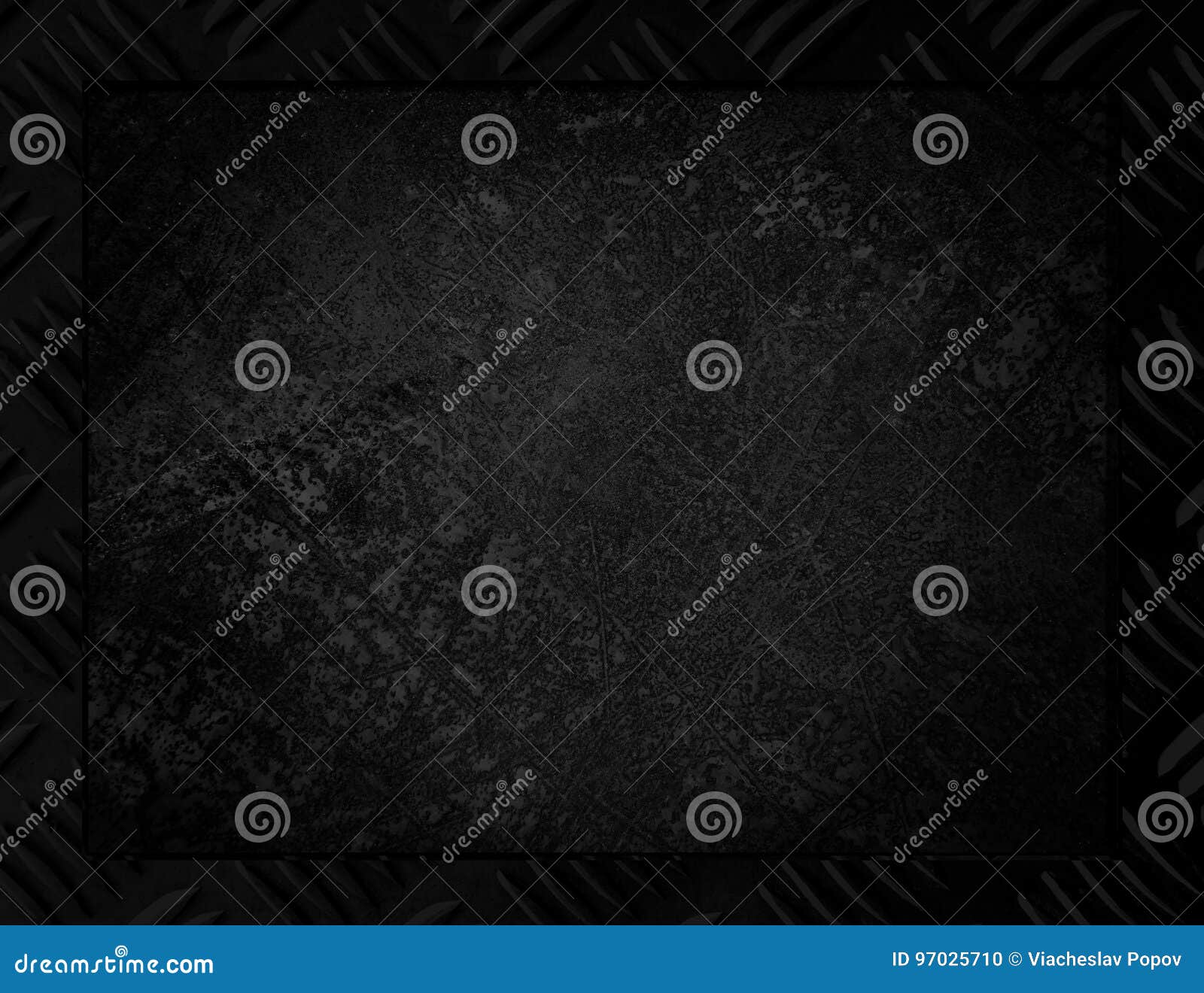 Black Metal Background or Frame Stock Photo - Image of frame, shine ...