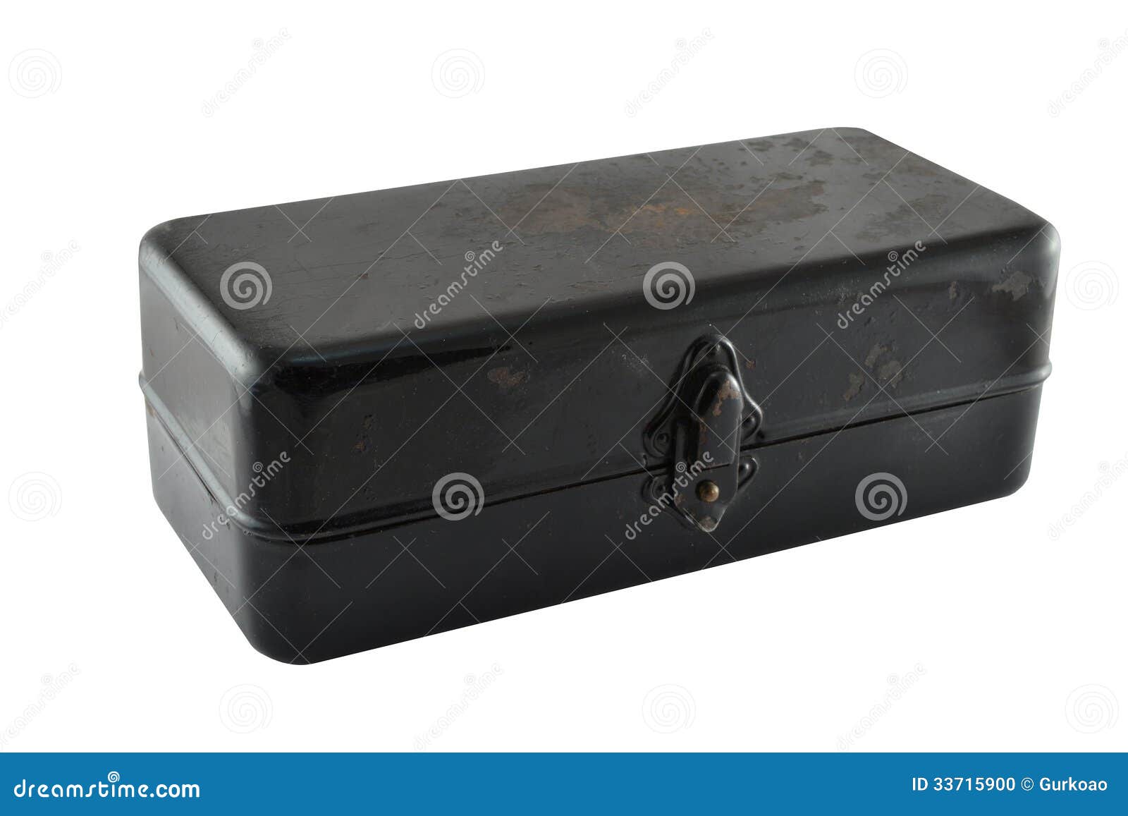 Black metal box stock photo. Image of rust, military - 33715900