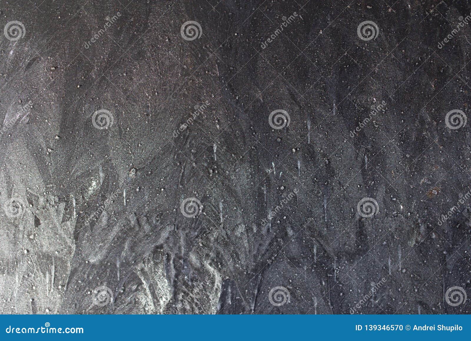 Black Metal Covered with Ice As Background Stock Photo - Image of ...