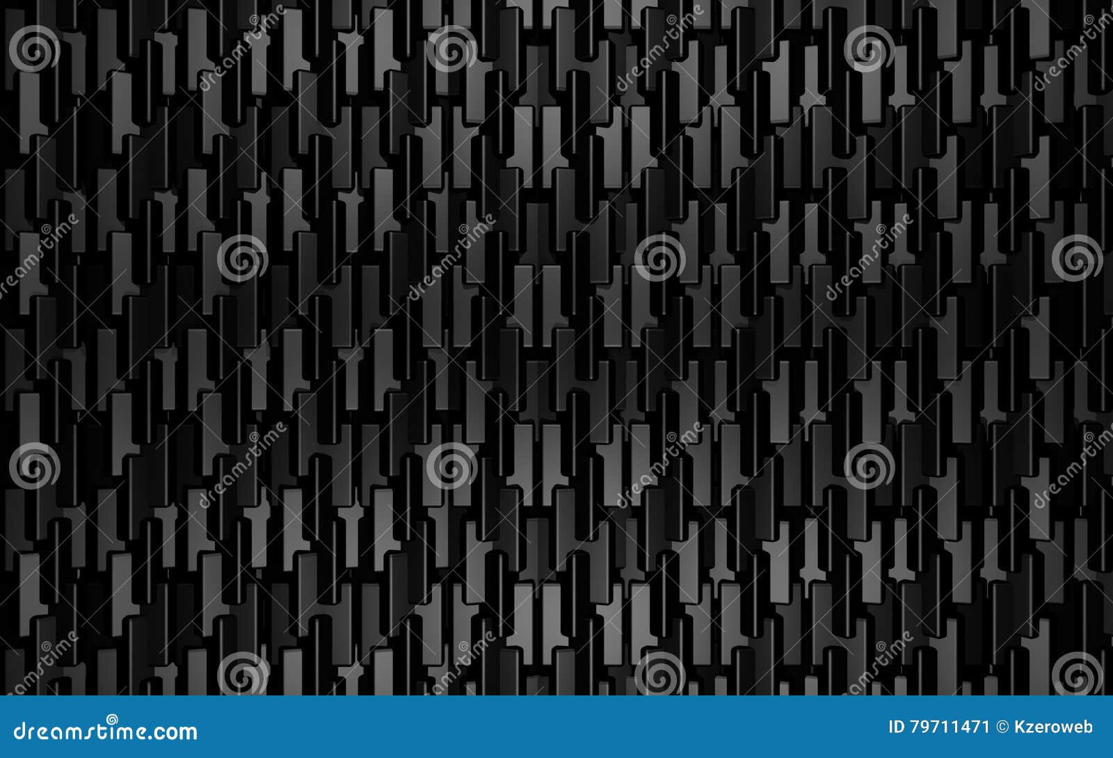 Black Metal 3d Render Background Stock Image - Image of render, raster ...