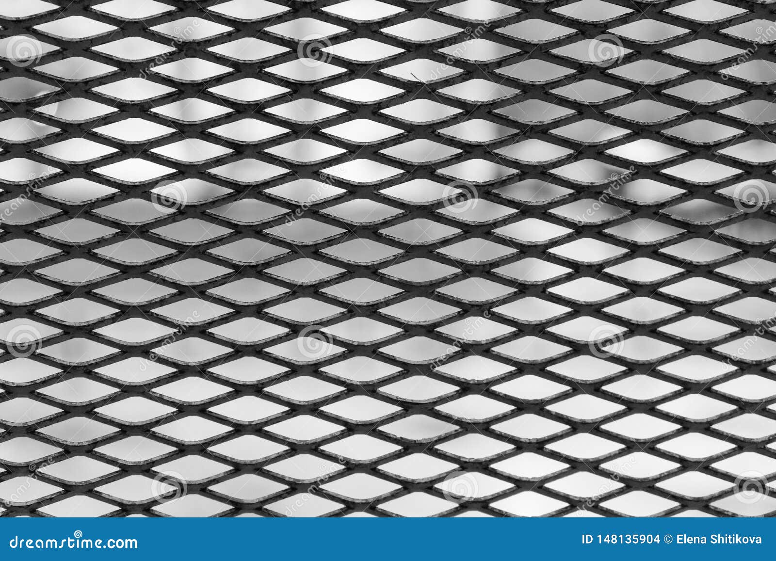 Black Metal Mesh. Horizontal Frame. Stock Photo - Image of frame, black ...