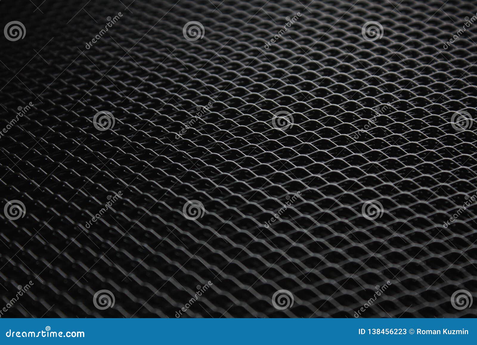 Black Metal Mesh Under Dim Light Source Stock Illustration ...