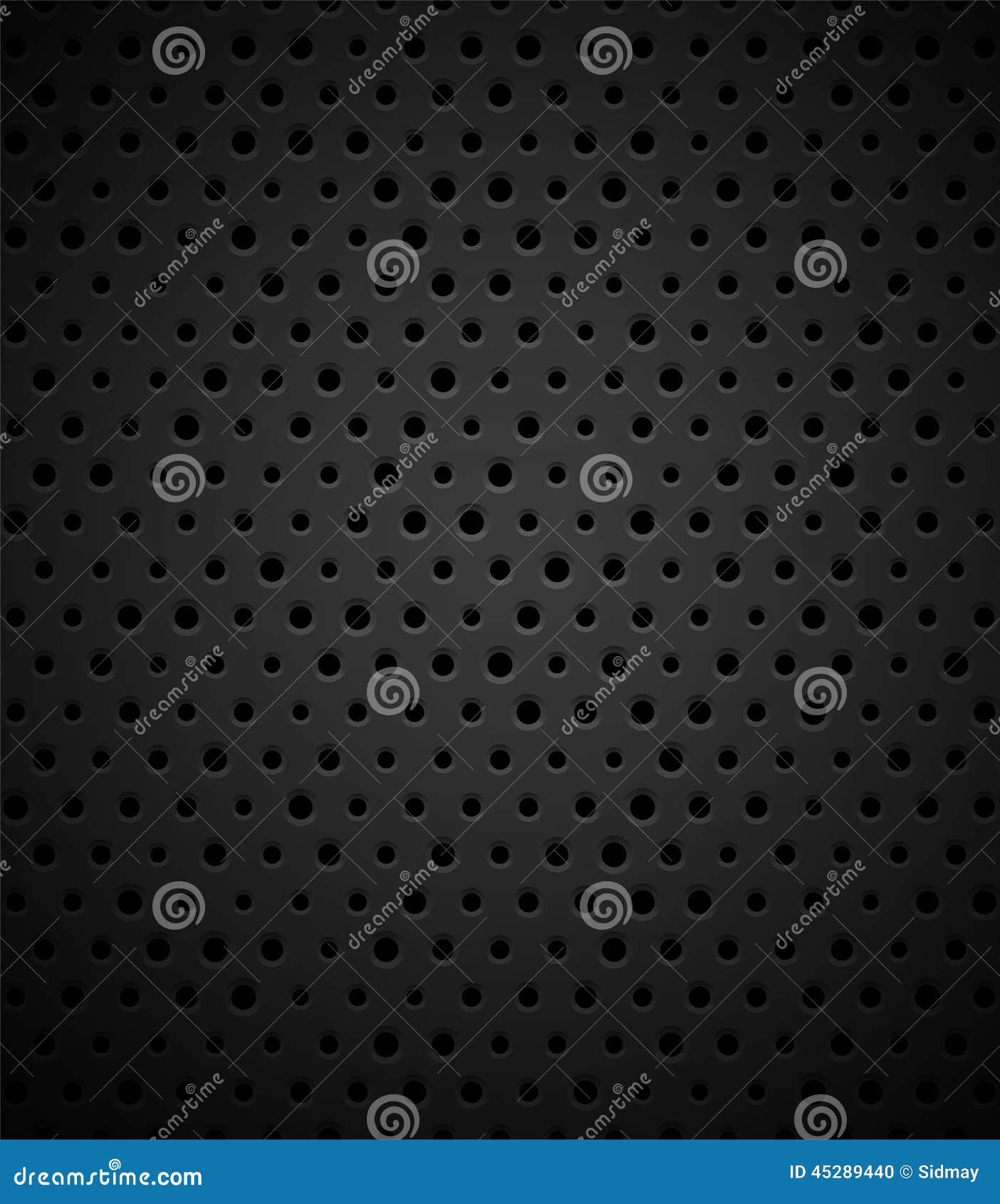 Black Metal or Plastic Texture with Holes Stock Vector - Illustration ...