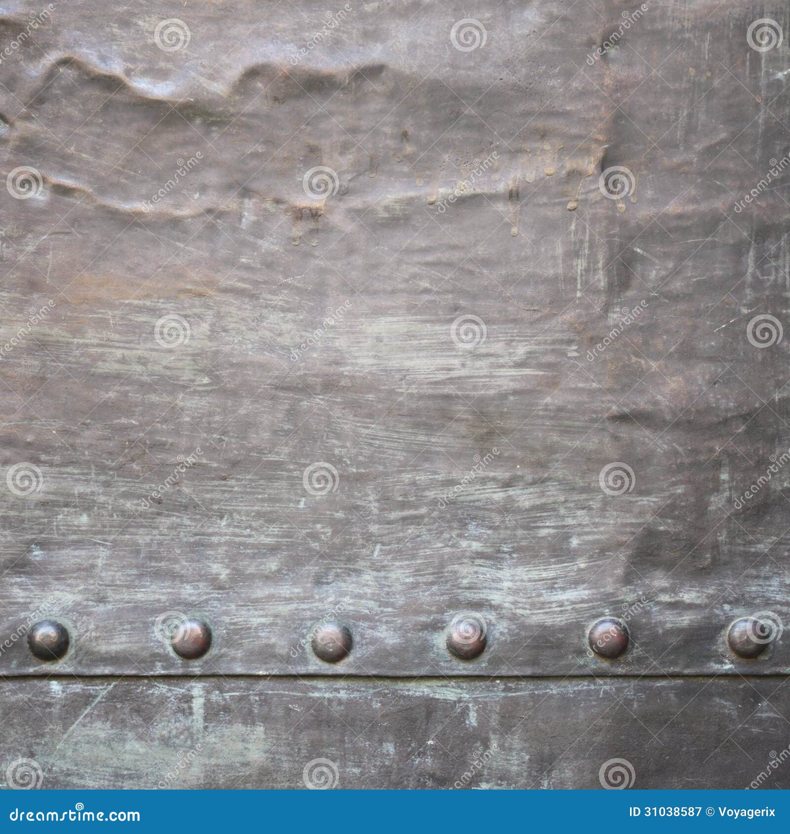 Black Metal Plate or Armour Texture with Rivets Stock Image - Image of ...