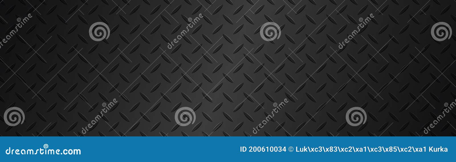 Black Metal Plate Texture Header. Stainless Steel Background with ...
