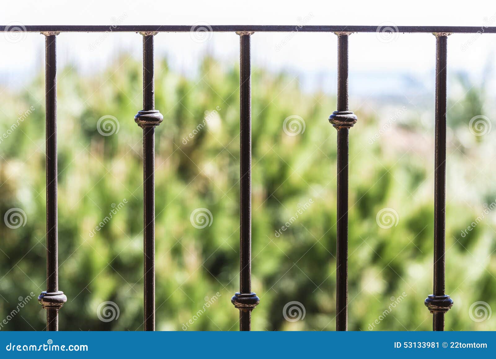 Black metal railing stock image. Image of hard, strong - 53133981