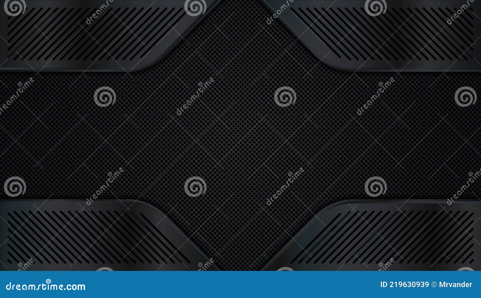 Black Metal Texture Background. Metal Grid. Vector Illustration ...