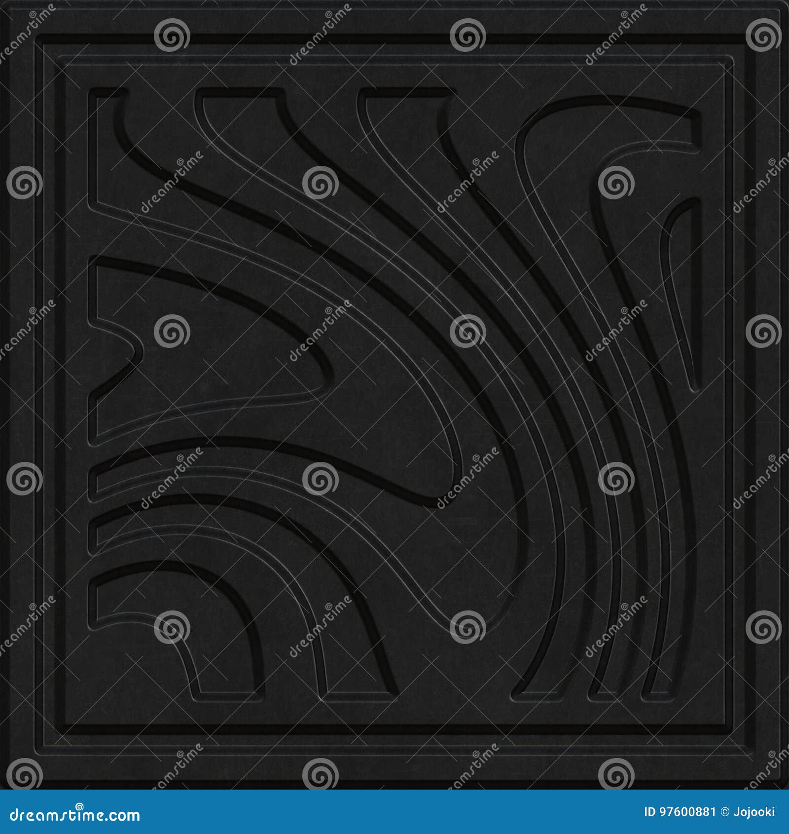 Black Metal Texture with Pattern Stock Illustration - Illustration of ...