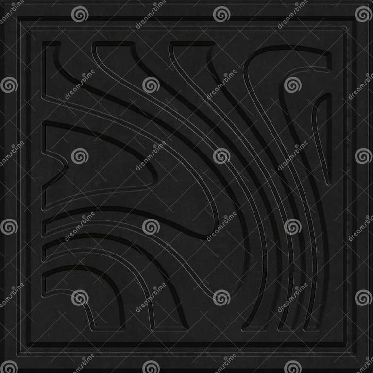 Black Metal Texture with Pattern Stock Illustration - Illustration of ...