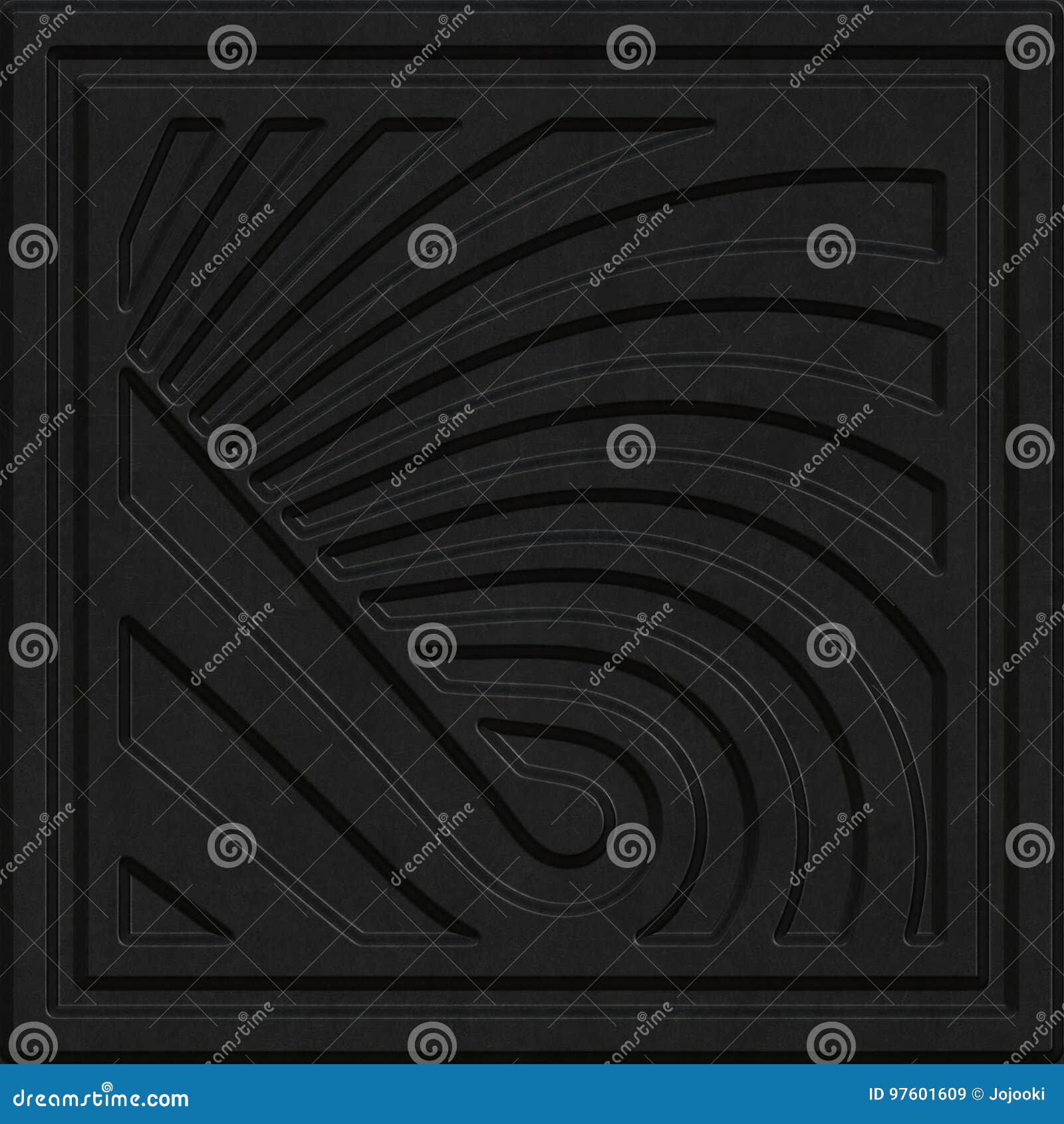 Black Metal Texture with Pattern Stock Illustration - Illustration of ...