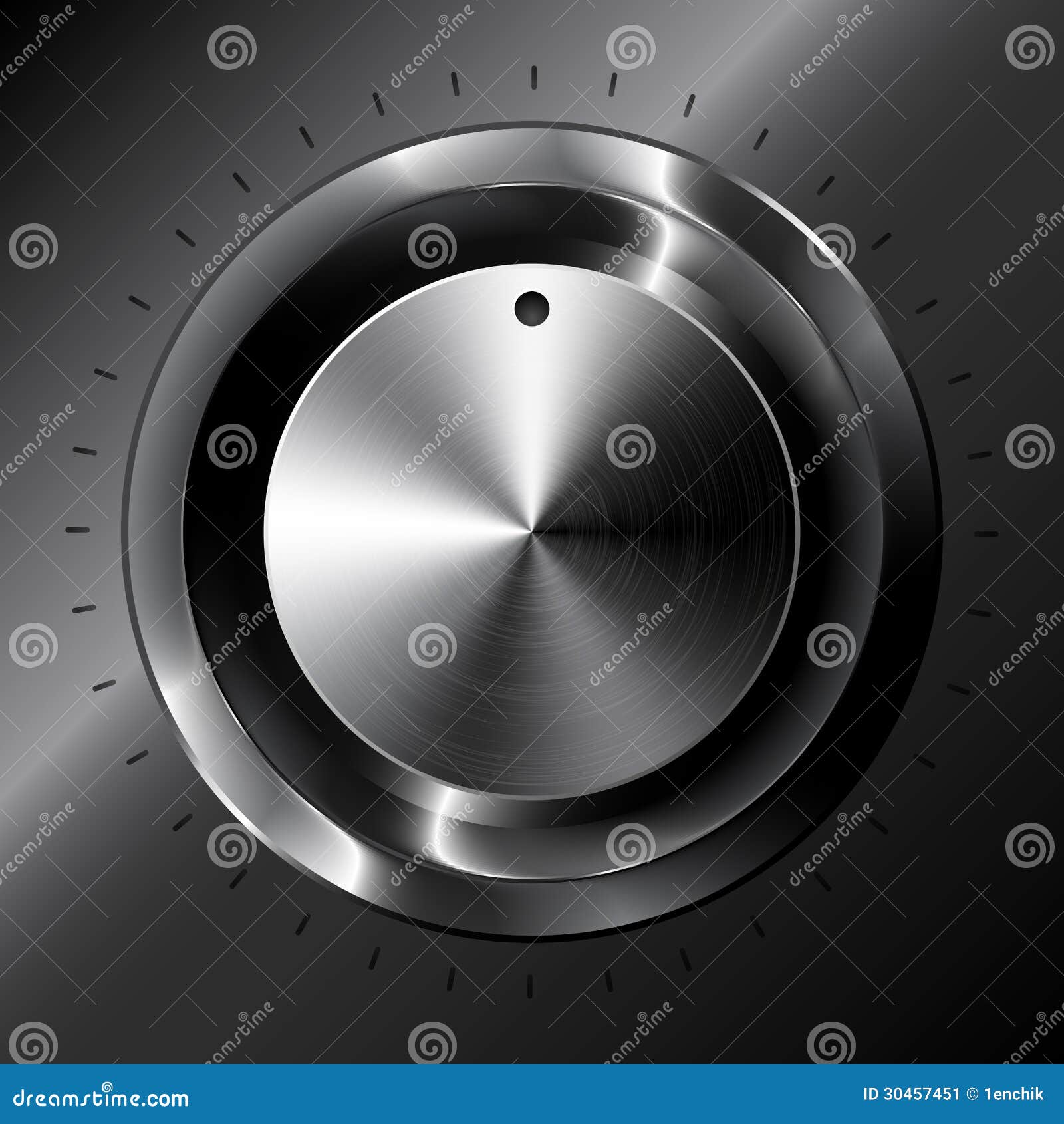 Black Metallic Vector Tuner Stock Vector - Illustration of modern ...