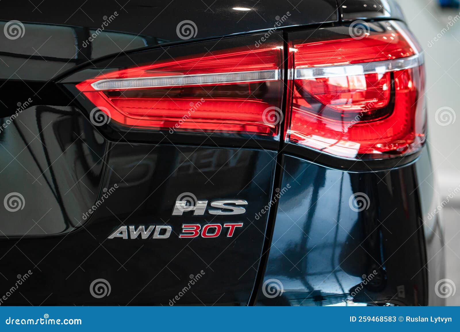 Black MG HS Trophy car editorial stock photo. Image of presentation ...