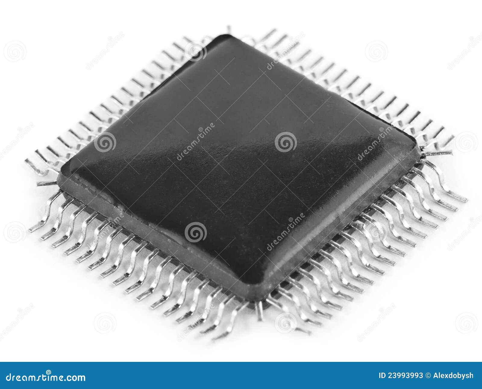 Black microchip stock image. Image of tech, complexity - 23993993