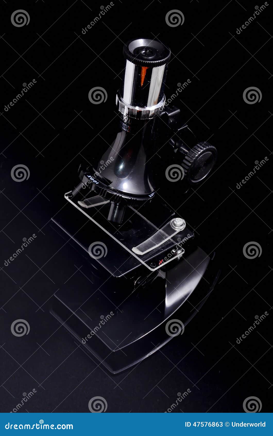 Black Microscope stock image. Image of gray, closeup - 47576863