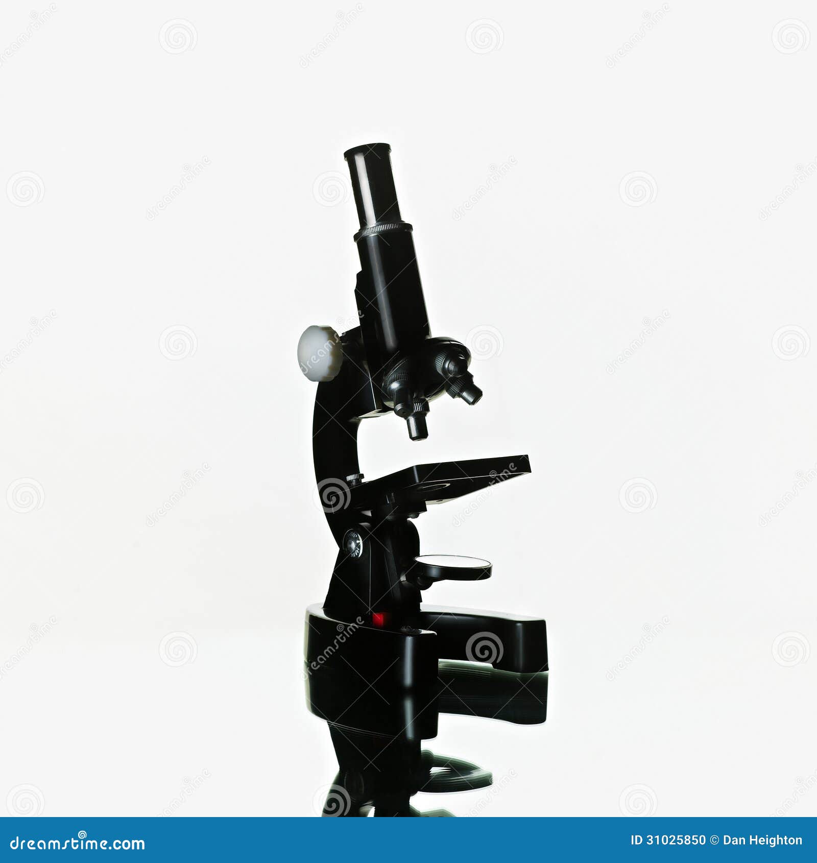 Black microscope stock photo. Image of lens, instrument - 31025850