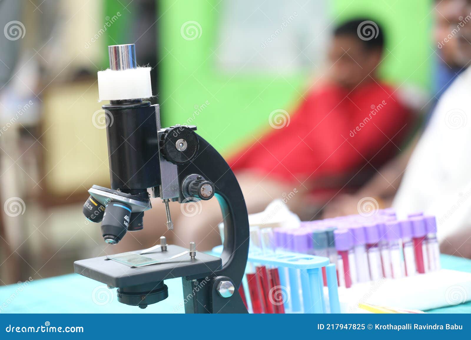 Black Microscope at Science Lab Stock Image - Image of children, life ...