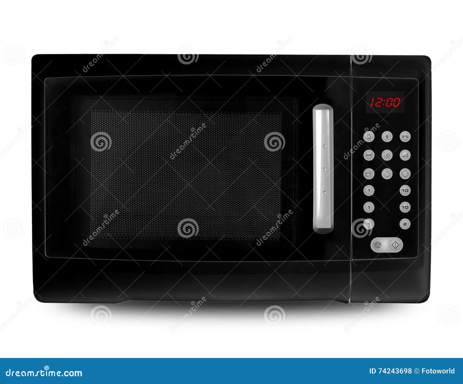 Black Microwave stock photo. Image of background, appliance - 74243698
