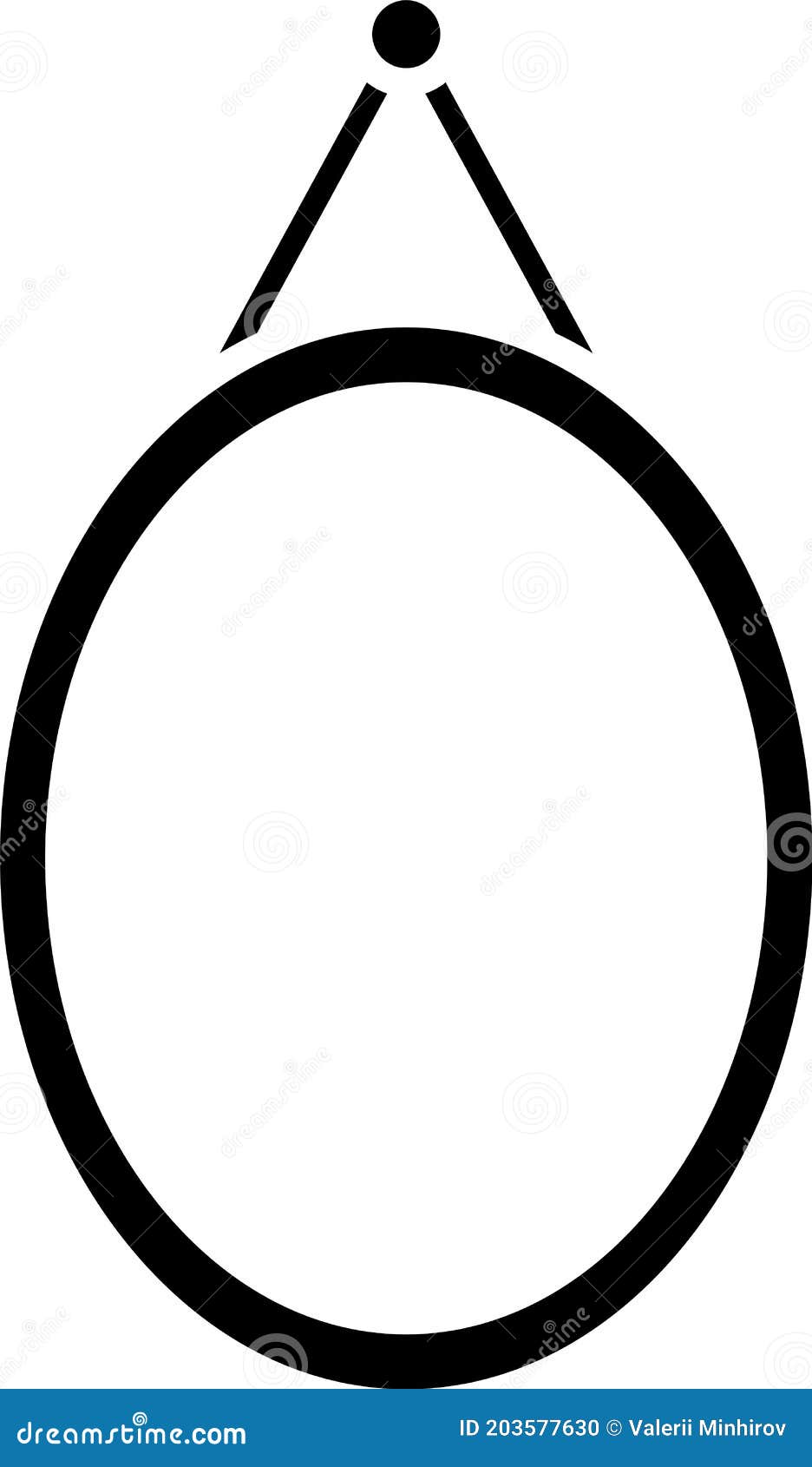 Black Mirror Isolated Vector Icon. Simple Element Illustration From ...