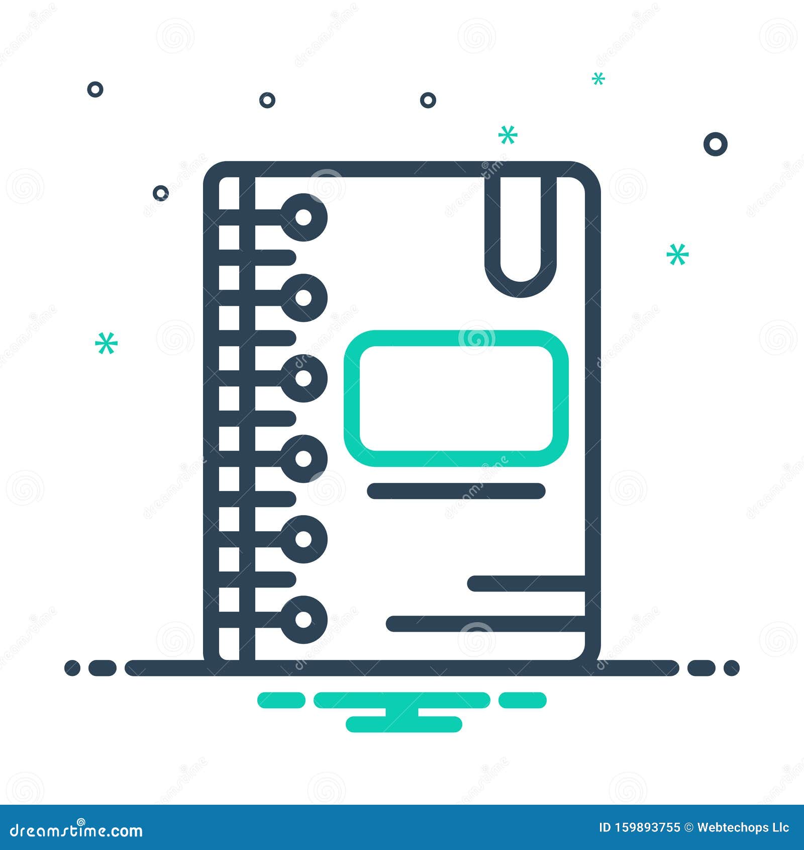 Mix Icon for Agenda, Schedule and Program Stock Vector - Illustration ...