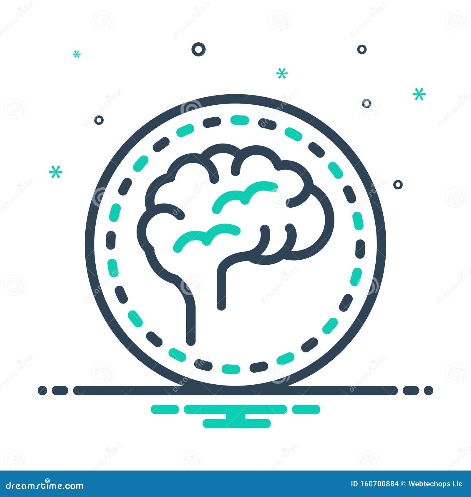 Mix Icon for Brain, Brainwash and Mind Stock Vector - Illustration of ...