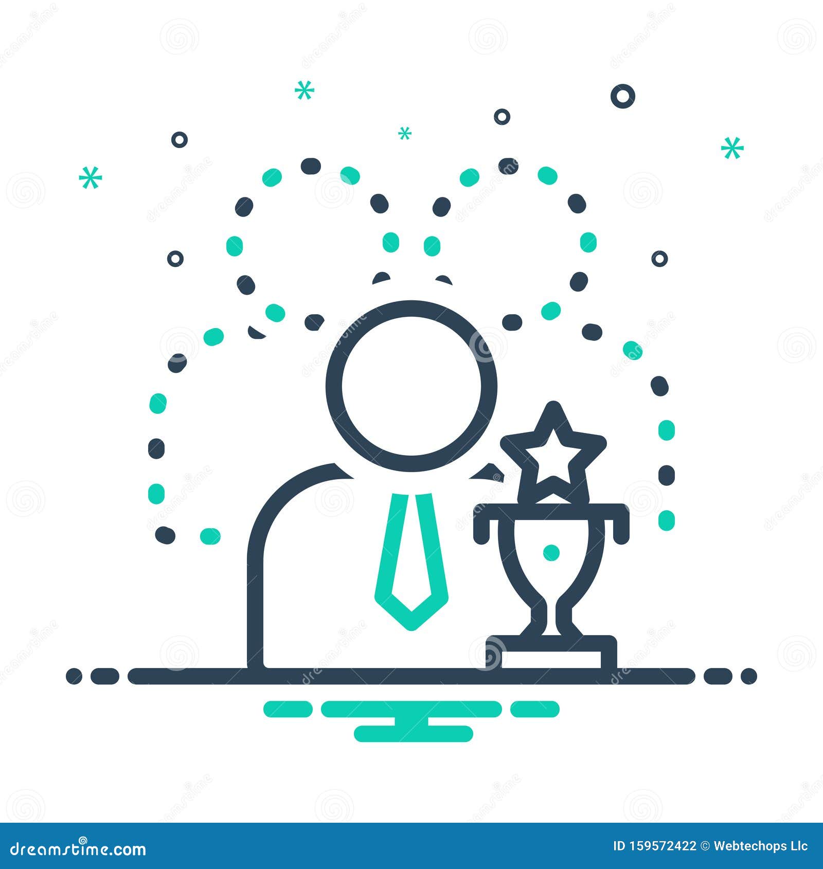 Mix Icon for Capable, Competent and Adequate Stock Vector ...