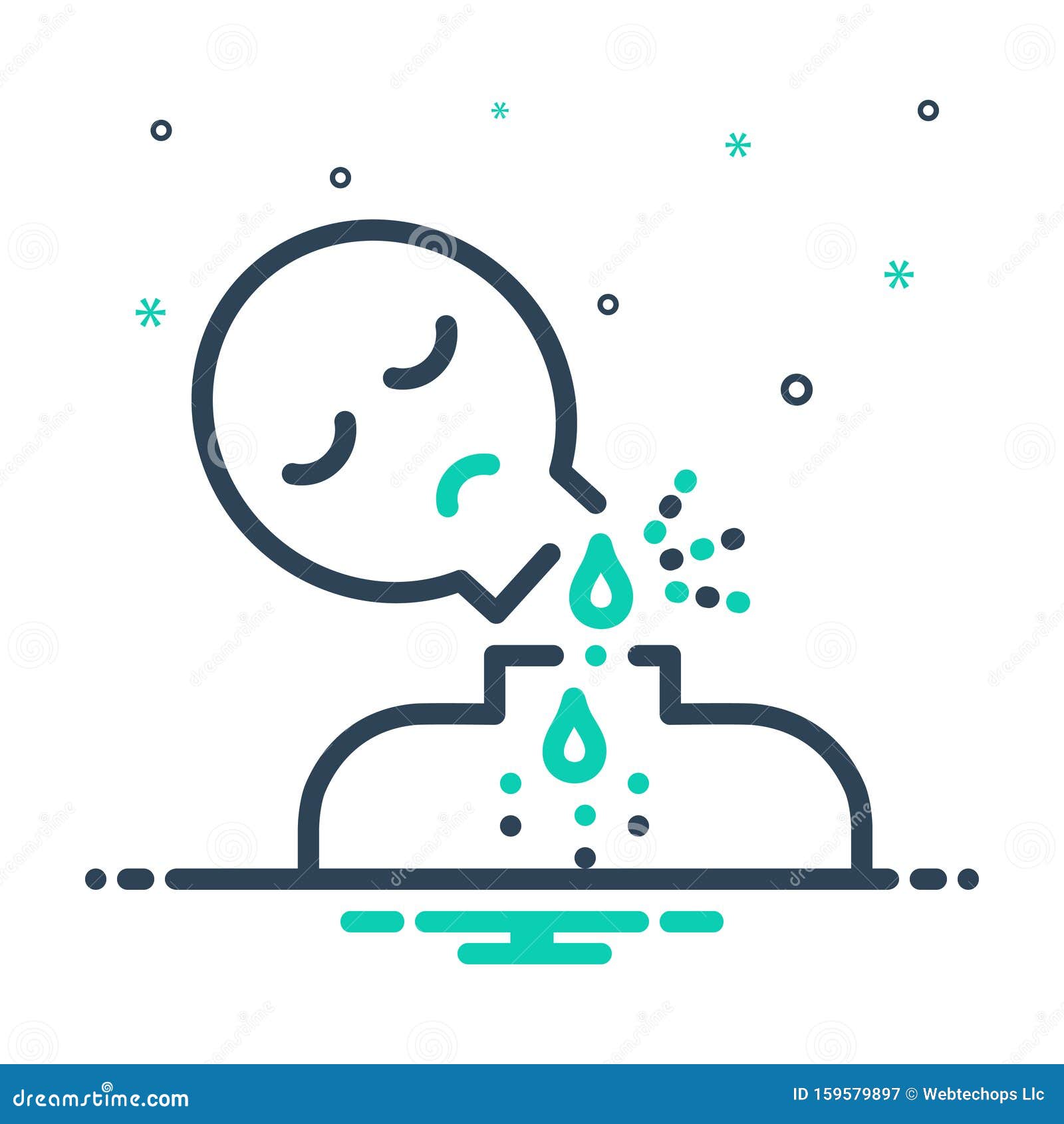 Mix Icon for Decapitate, Beheading and Kill Stock Vector - Illustration ...