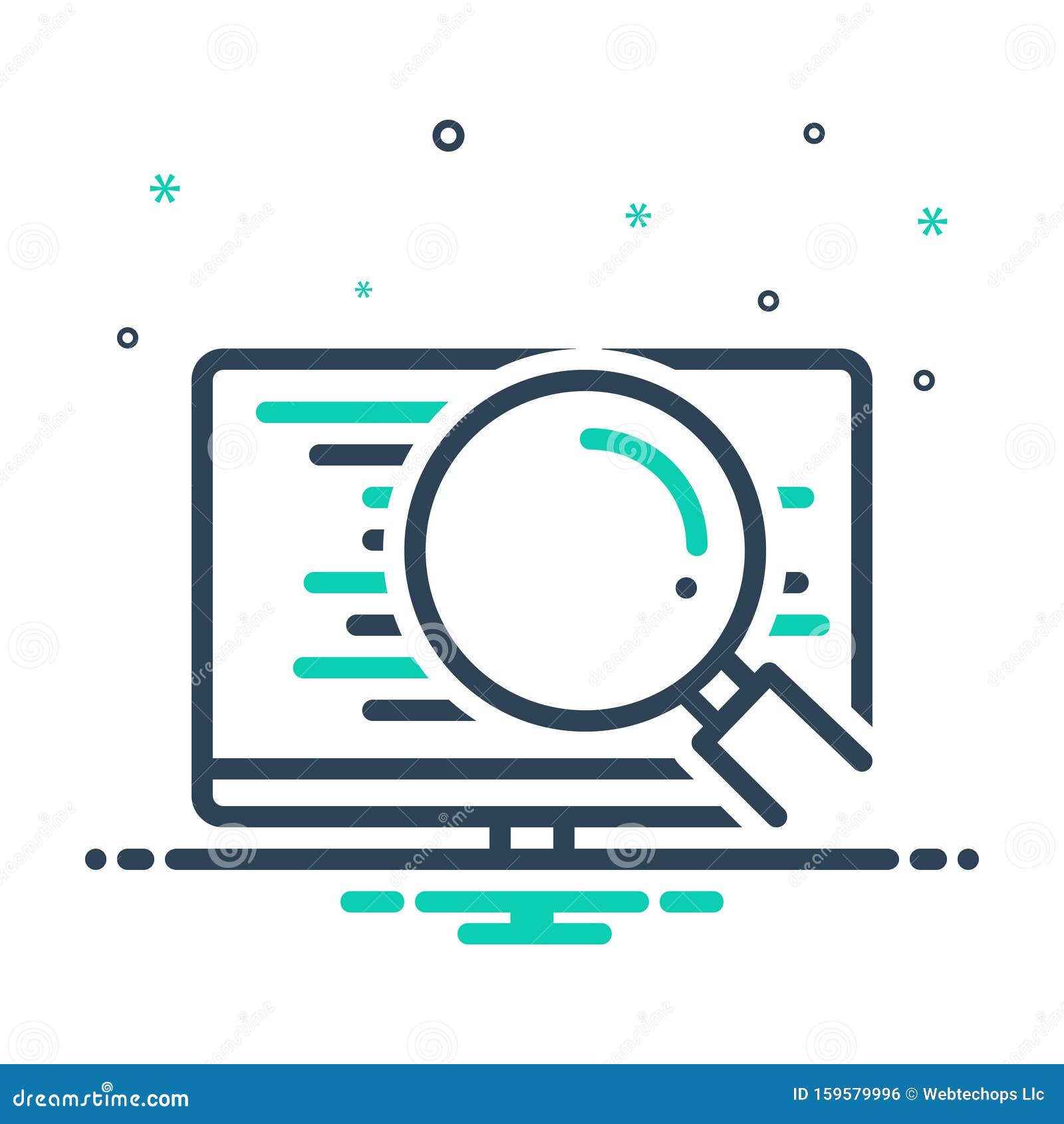 Mix Icon for Decompiler, Disintegrated and Source Stock Vector ...