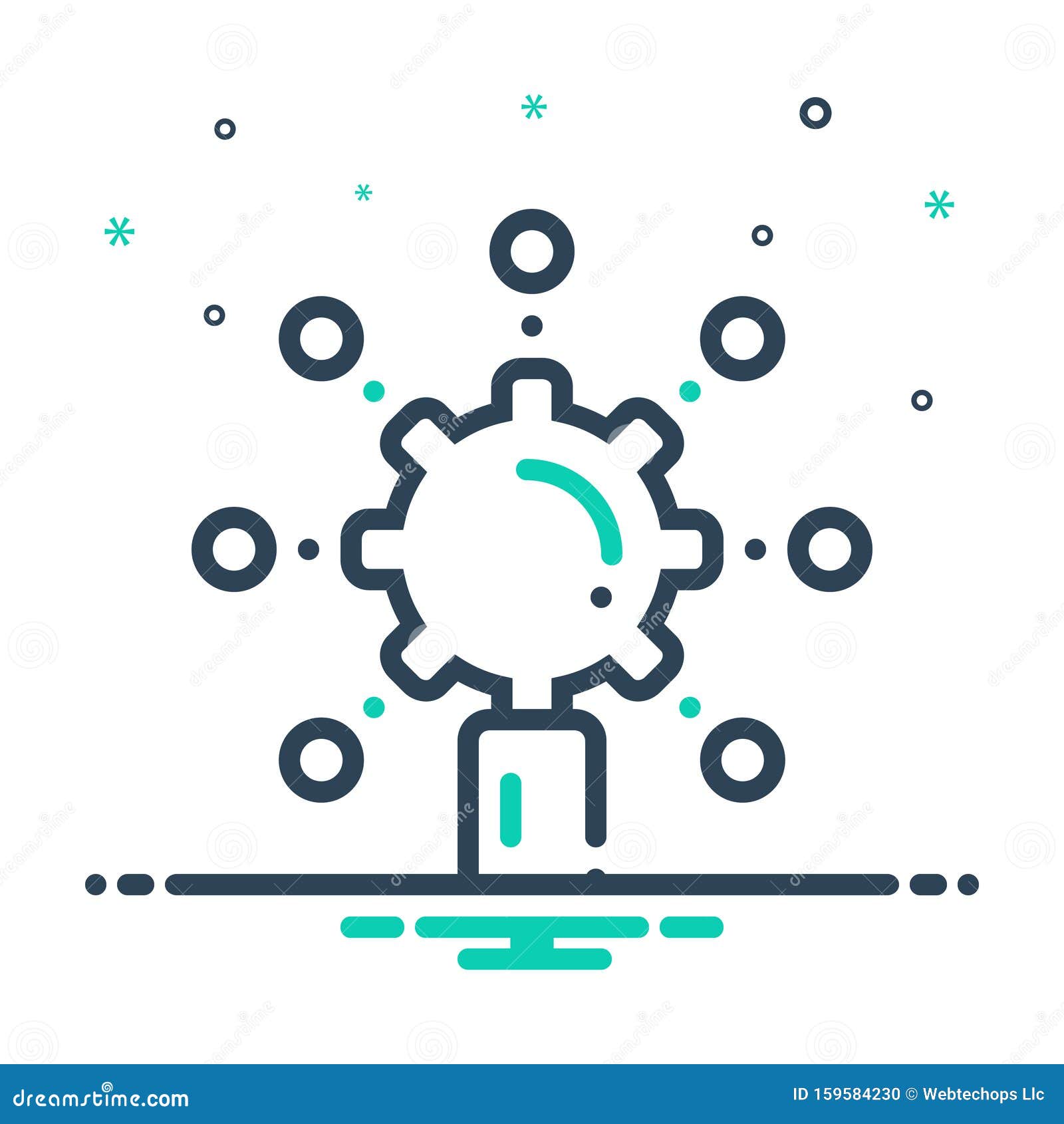 Mix Icon for Digitisation, Digitization and Technology Stock ...
