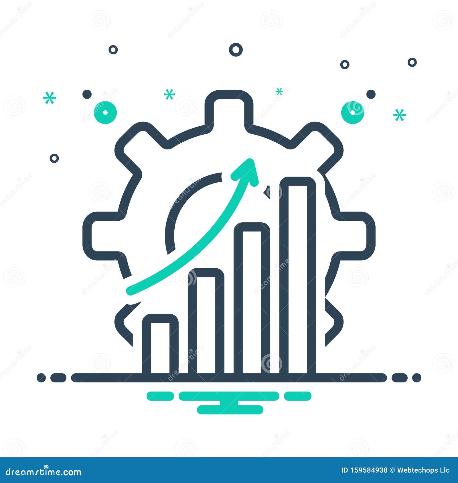 Achievement, Capacity, Efficiently Icon. Line, Outline Symbol Royalty ...