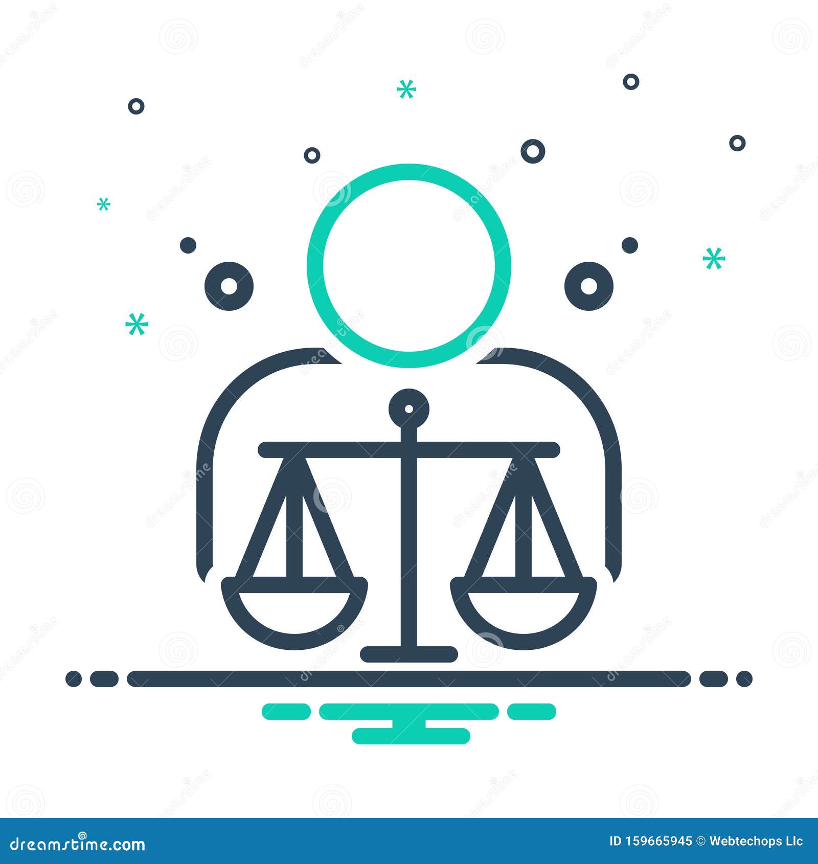 Mix Icon for Ethical, Moral and Ethic Stock Vector - Illustration of ...