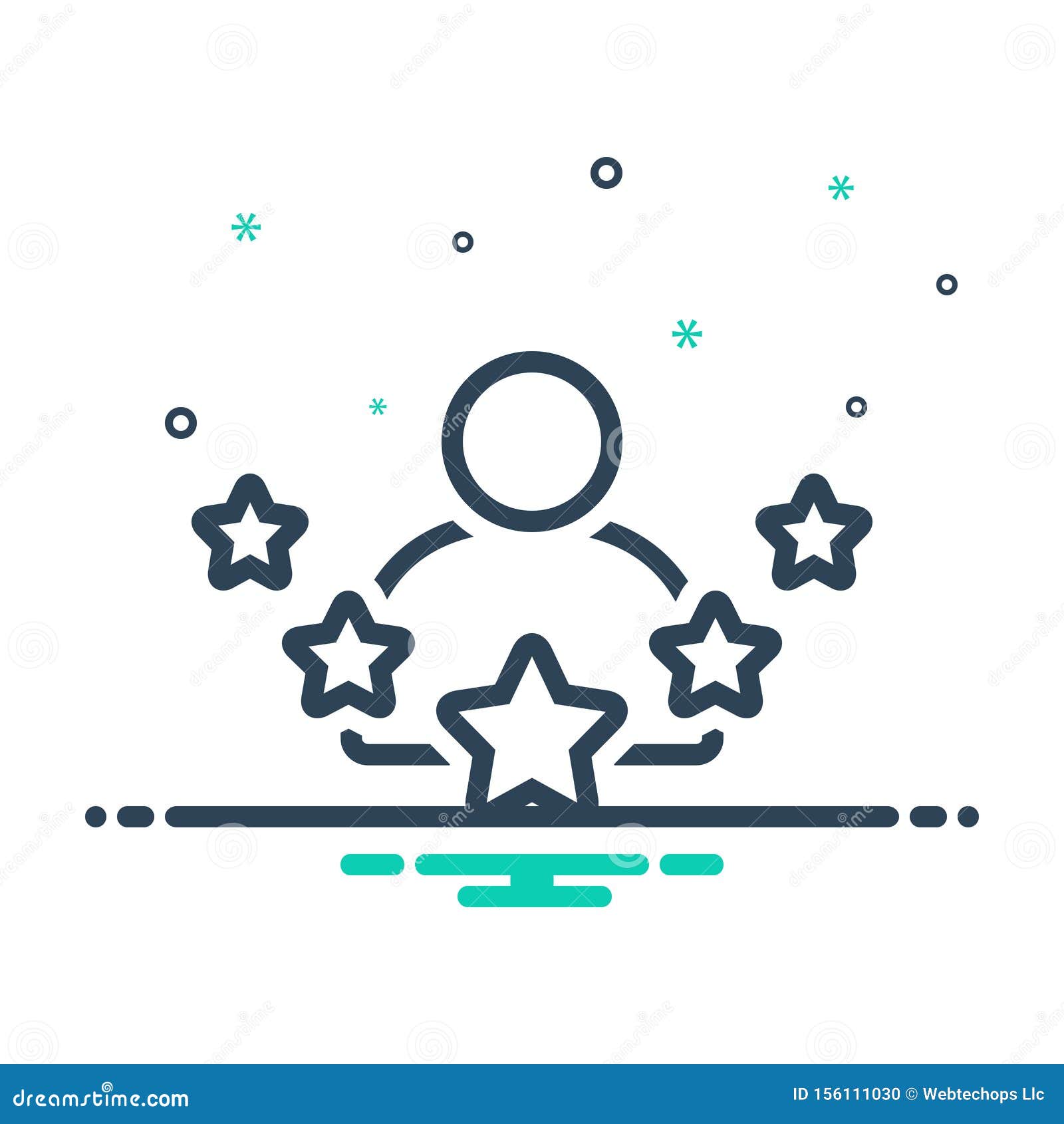 Black Mix Icon for Experience, Knowledge and Expertise Stock Vector ...