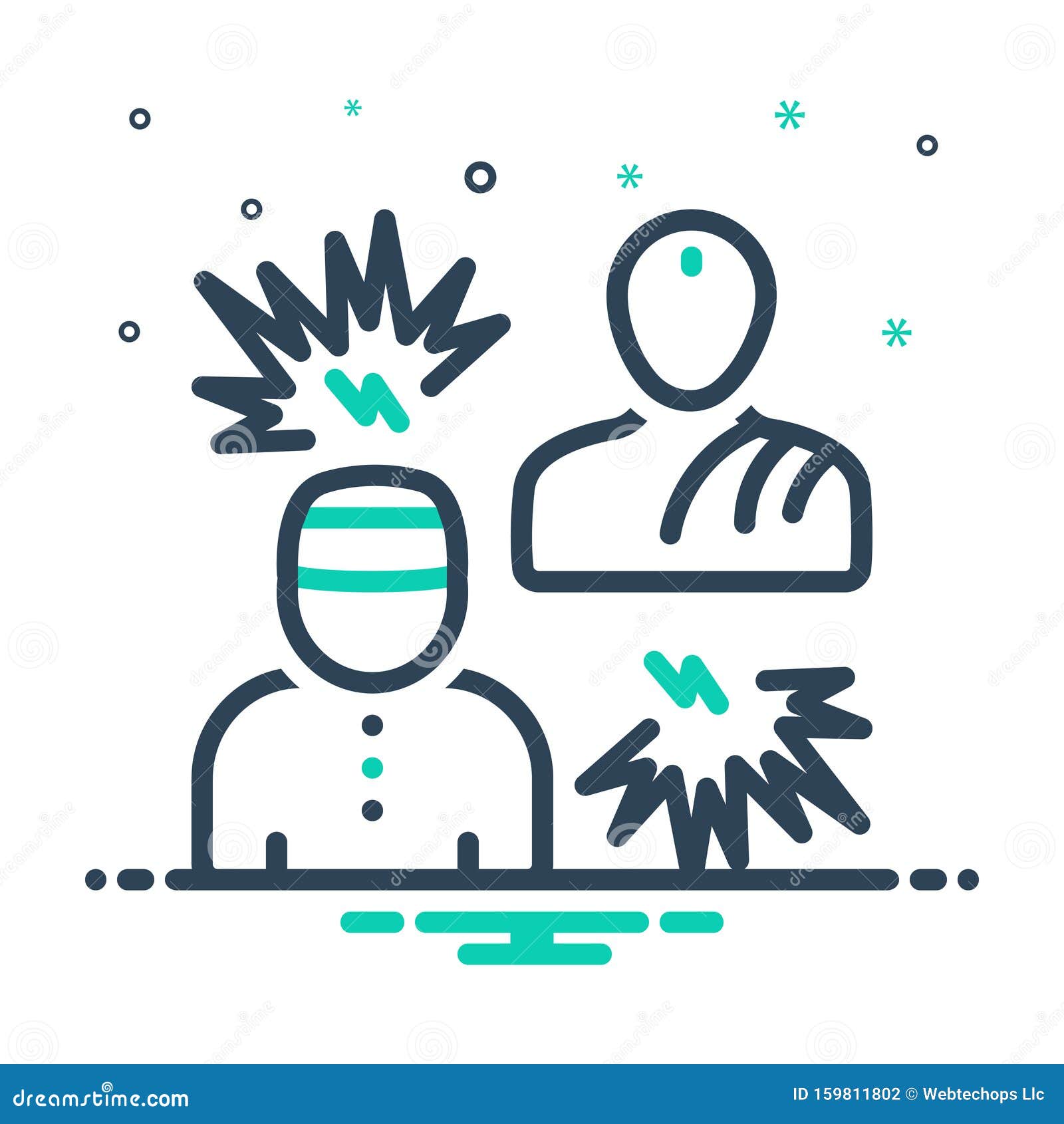 Mix Icon for Fundamentalists, Proselytizing and Virtuous Stock Vector ...