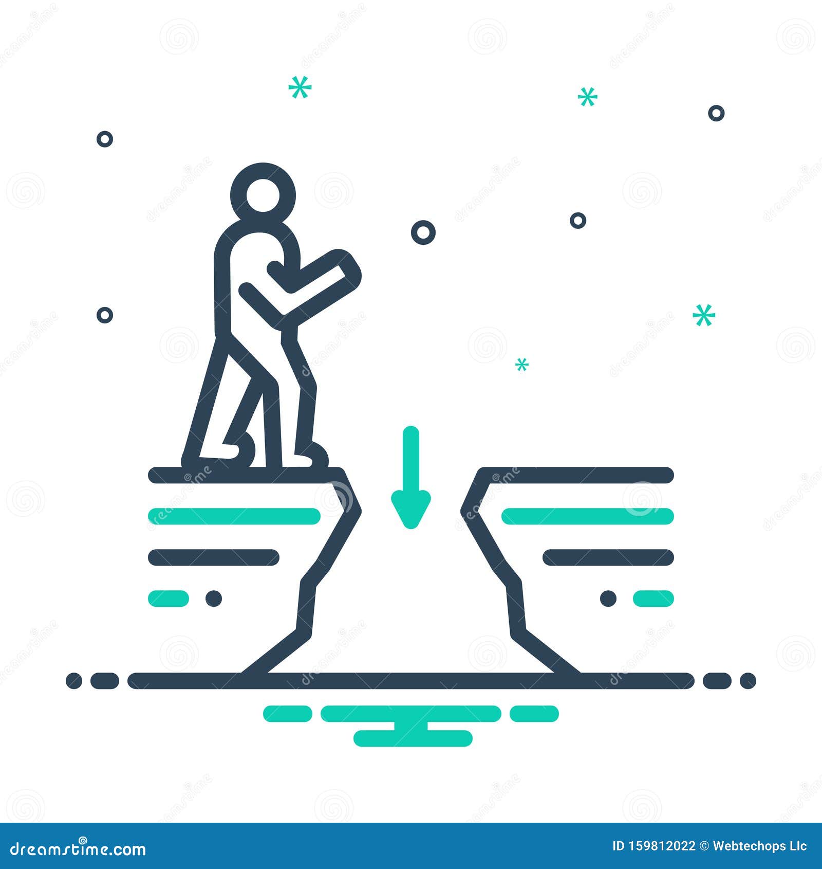 Mix Icon for Gaps, Interval and Space Stock Vector - Illustration of ...