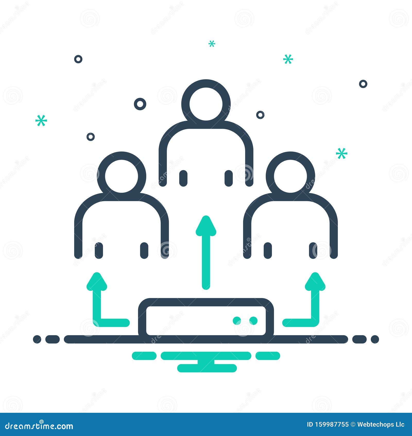 Mix Icon for Ldap, Generation and Person Stock Vector - Illustration of ...