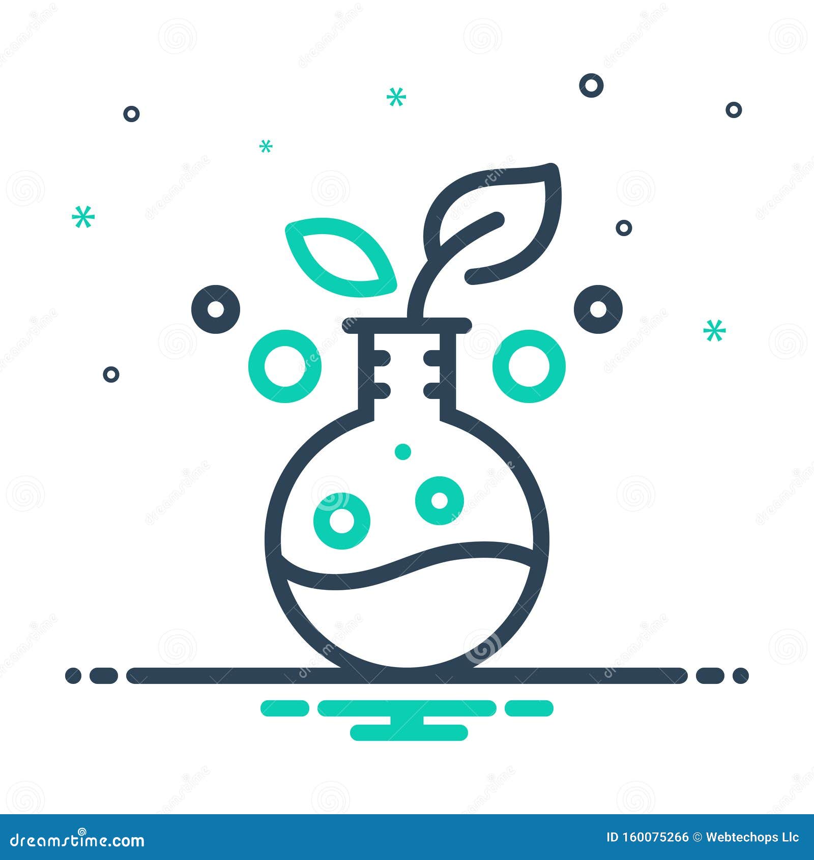 Bioscience Logo Vector. Template Icon With Molecul Atom And Dna ...
