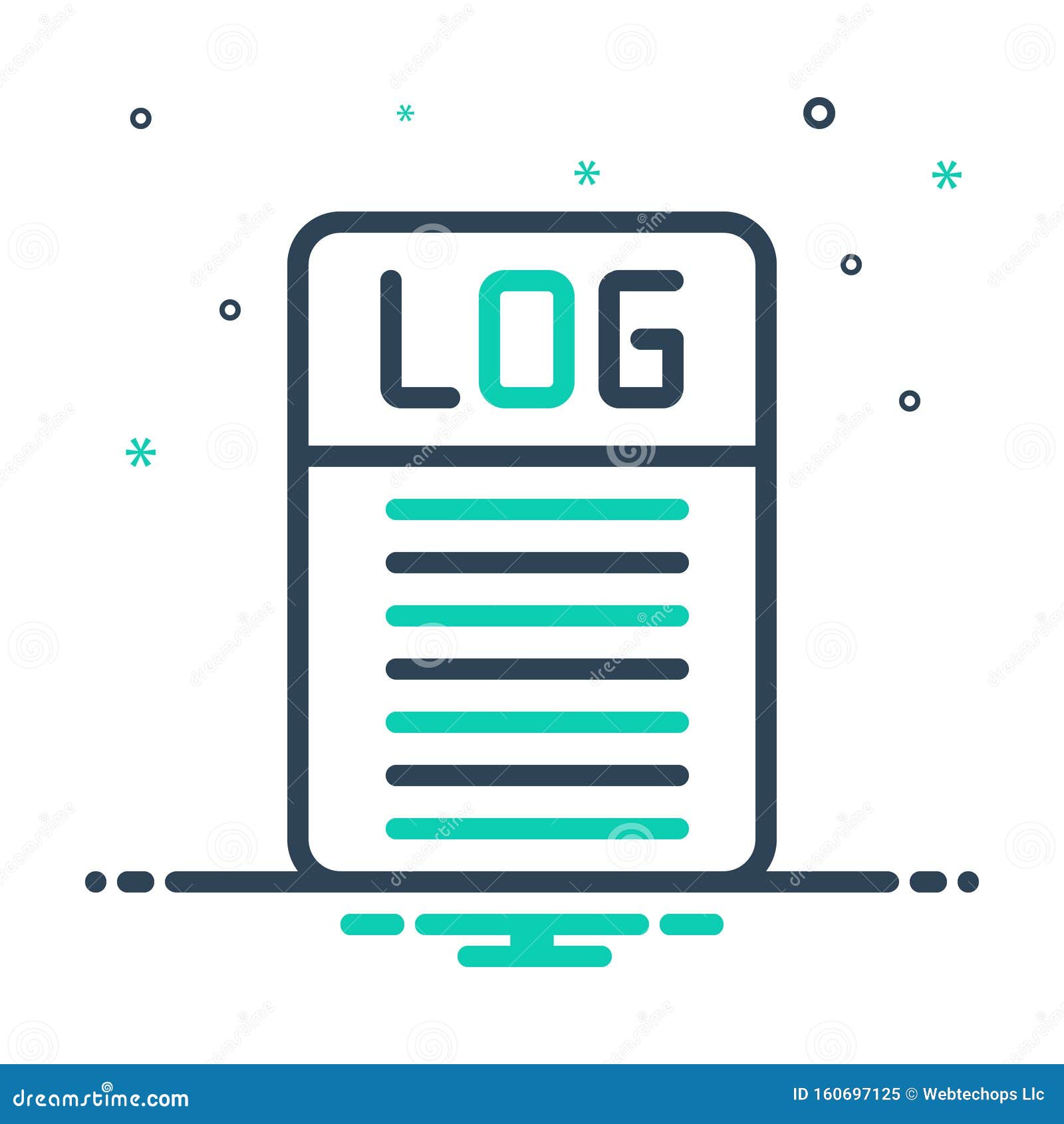 Mix Icon for Log, Log in and Register Stock Vector - Illustration of ...