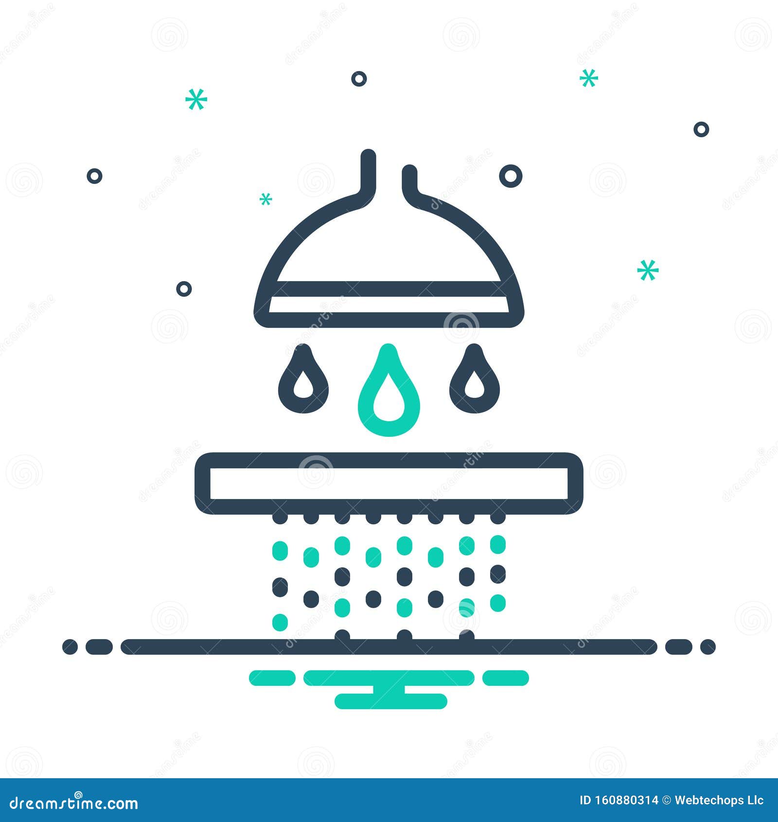 Mix Icon for Permeate, Percolate and Seep Stock Vector - Illustration ...