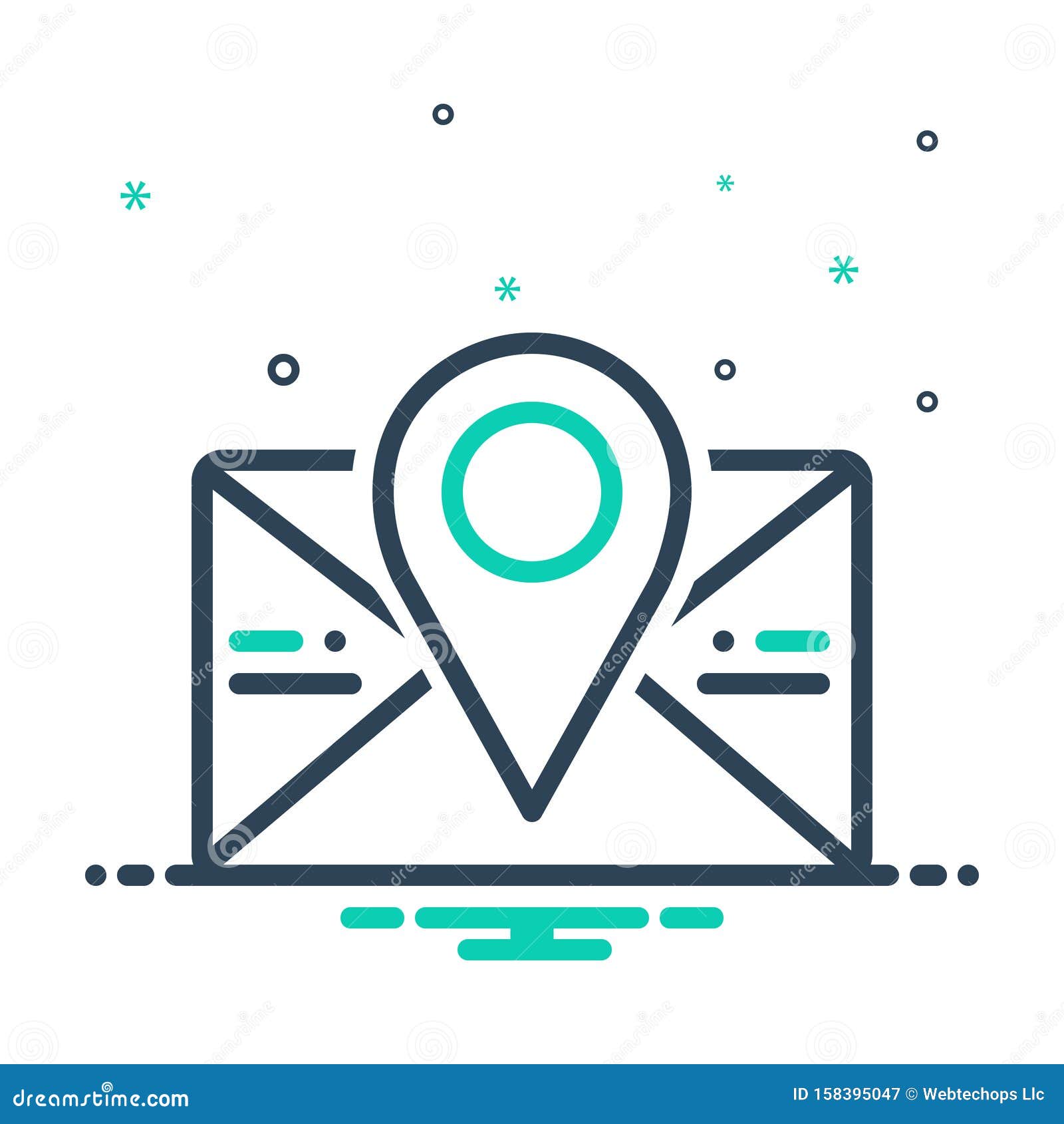 Postcode Map Of UK Vector Illustration | CartoonDealer.com #25081056