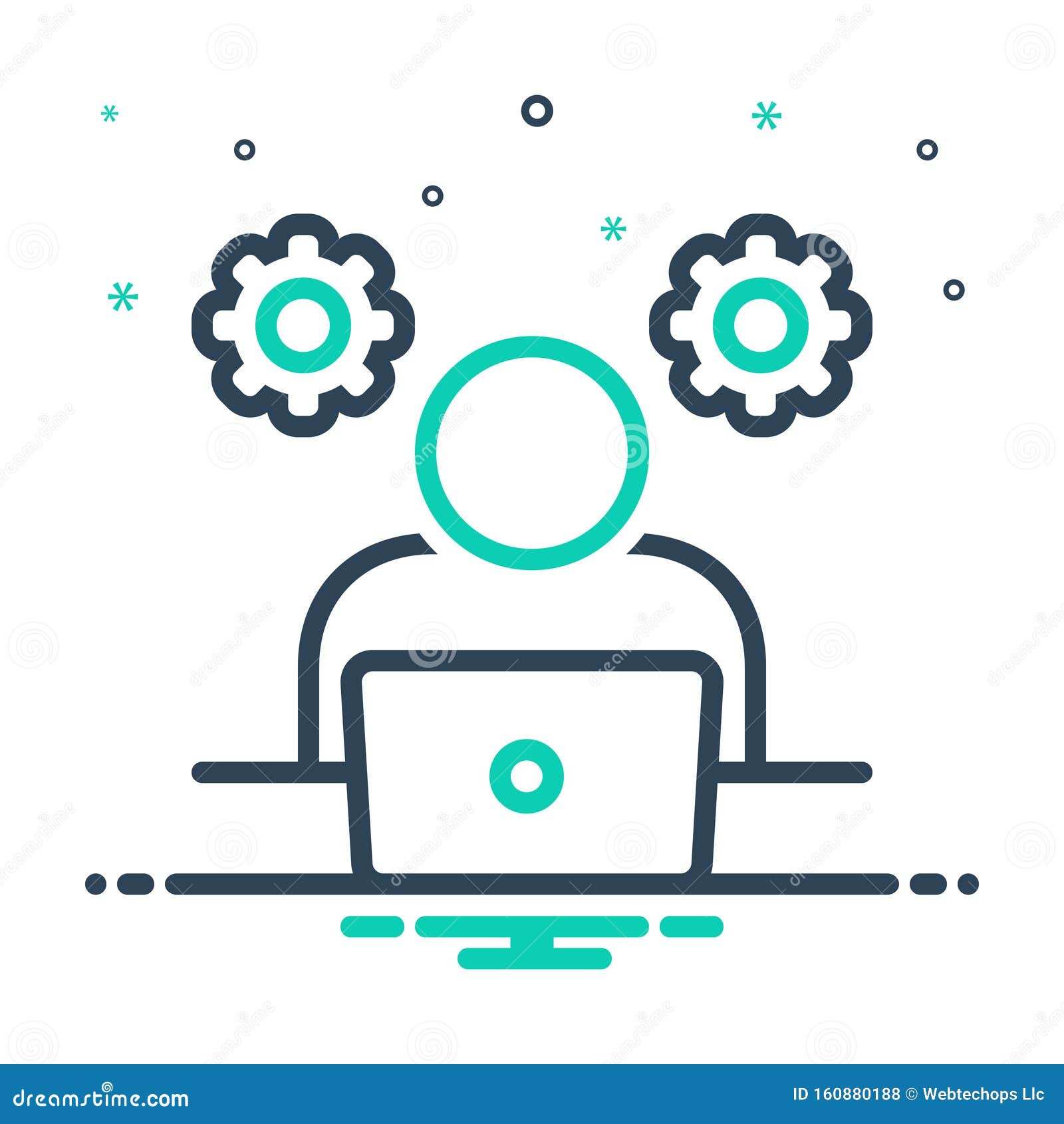 Mix Icon for Practicality, Practical and Efficiency Stock Vector ...