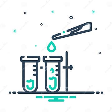 Mix Icon for Testing, Calibrate and Test Stock Vector - Illustration of ...