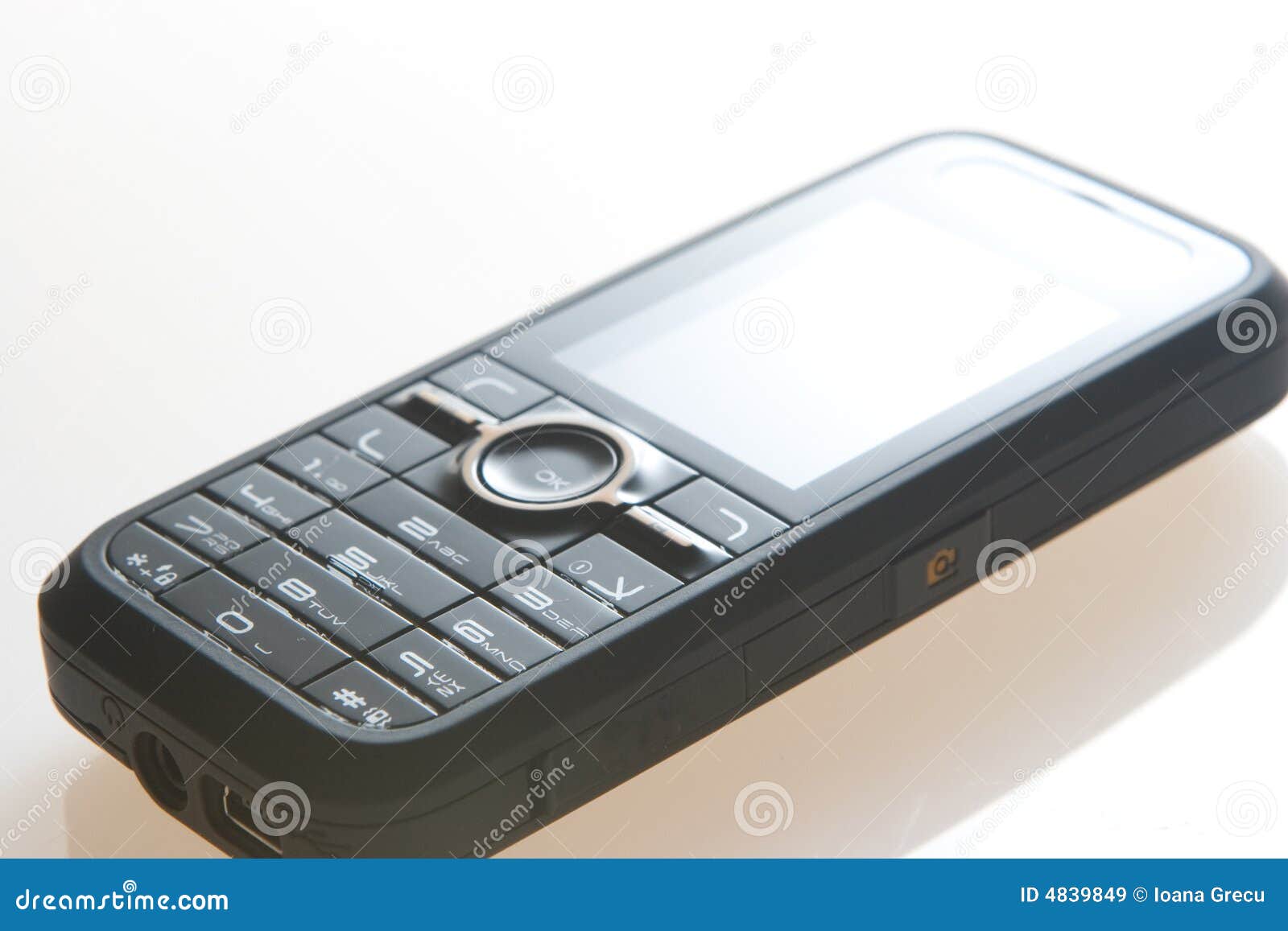 Black Mobile phone stock image. Image of cellular, calls - 4839849