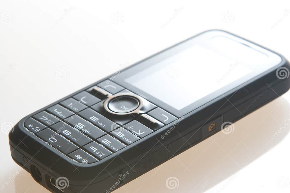 Black Mobile phone stock image. Image of cellular, calls - 4839849