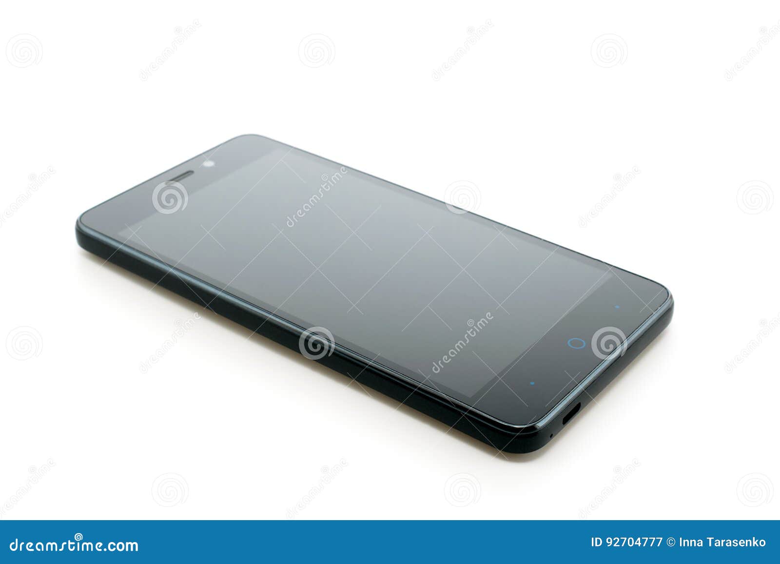 Black Mobile Phone on White Stock Image - Image of phone, smartphone ...