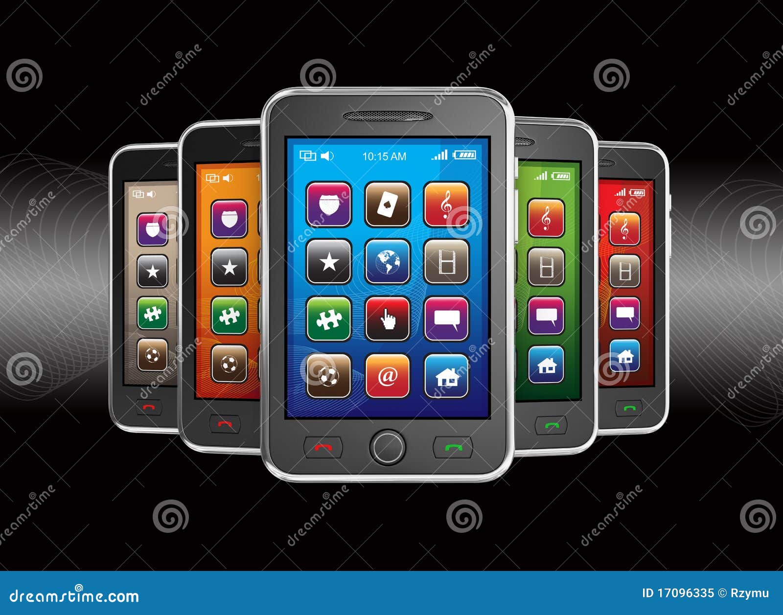 Detailed Phones Stock Illustrations – 287 Detailed Phones Stock ...