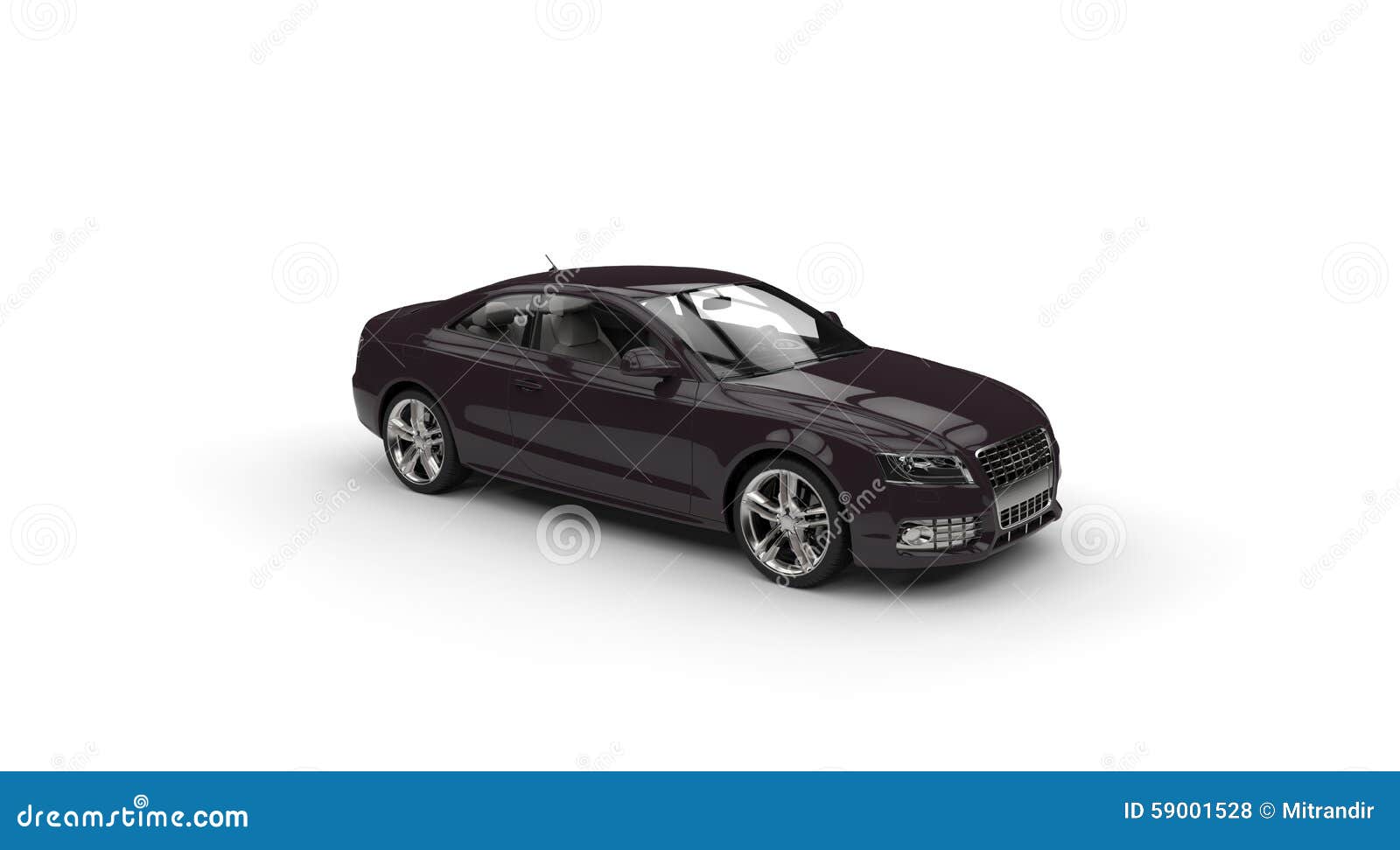 Black Model Car stock illustration. Illustration of detailed - 59001528