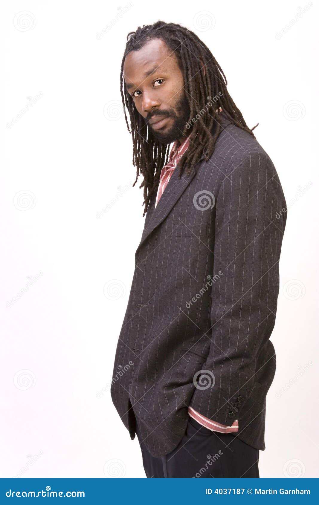 Black Model in pose stock image. Image of rasta, people - 4037187